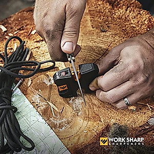 Work Sharp WSEDCPVT EDC Pivot Knife Sharpener, Black
