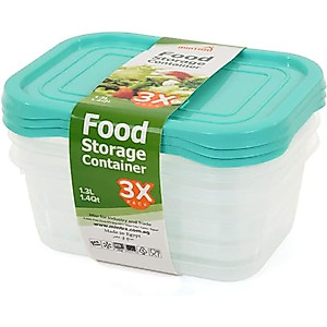 Mintra Home Storage Containers - Assorted Size - 24 Piece Set (Teal)