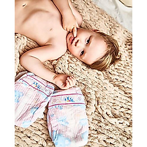 Unijoy Premium Soft Disposable Newborn Babies Diapers to Toddler Sizes | 100% Leak-Proof Skin Protection Diapers | Hypoallergenic & Gentle | Box of 5-104 pcs (Packaging May Vary)