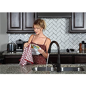 White Classic [12 Pack] Premium Dish Cloths for Kitchen - Heavy Duty Absorbent 100% Cotton 410 GSM Terry Kitchen Towels, 12x12 (Multi)