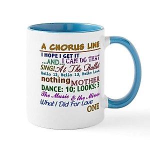 CafePress A Chorus Line The Songs Mugs Ceramic Coffee Mug, Tea Cup 11 oz