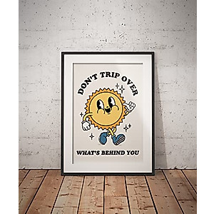 Retro Poster Wall Art, Aesthetic Posters, Trendy Room Decor for Bedroom Aesthetic, Cute Room Decor, Vintage Art Nostalgia poster for room aesthetic (12x16 inches)