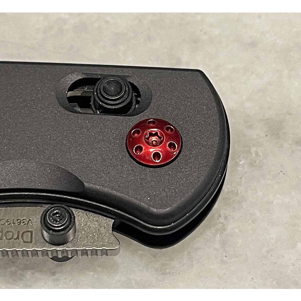 Red Stainless Torx Screws For Kizer Drop Bear Knife Pivot Scale & Pocket Clip