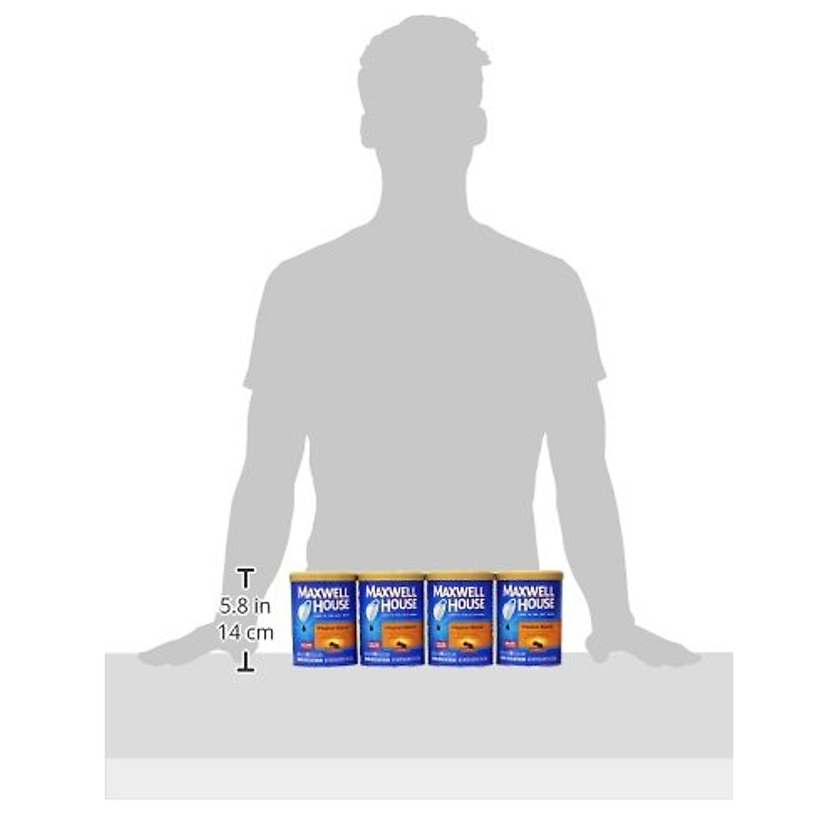 Maxwell House Master Blend Ground Coffee, 11.5-Ounce Cannister (Pack of 4)