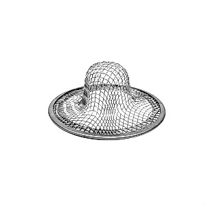 Treasure Gurus Stainless Steel Metal Kitchen Sink Basin 2pc Filter Set Strainer Stopper Bath Tub Hair Catcher Drainer