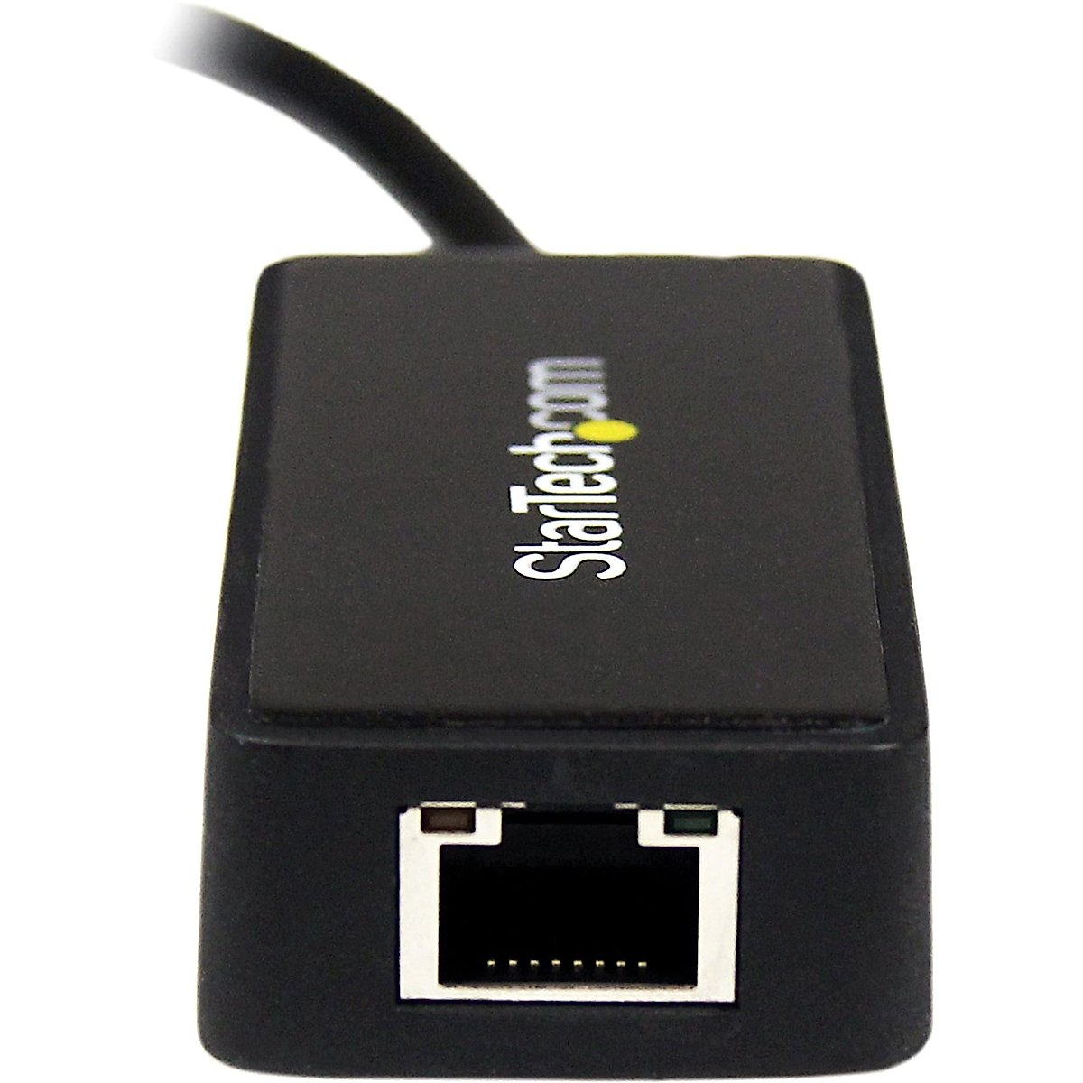 StarTech.com USB 3.0 Ethernet Adapter - USB 3.0 Network Adapter NIC with USB Port - USB to RJ45 - USB Passthrough (USB31000SPTB), Black, 0.7" x 1.4" x 5" x 5"