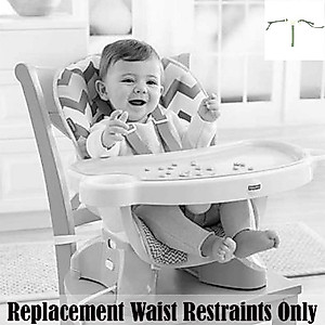 Fisher Price Space Saver High Chair Replacement (DLG99 Gray Space Saver Straps)