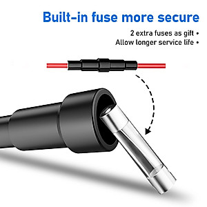 Radar Detector Hardwire Kit,Direct Wire Wiring kit for Escor t Valentine One Unide n Beltronics Cobr a Radar Detector Quick Connection Plug and Play Power Cord Cable(13FT Type C)