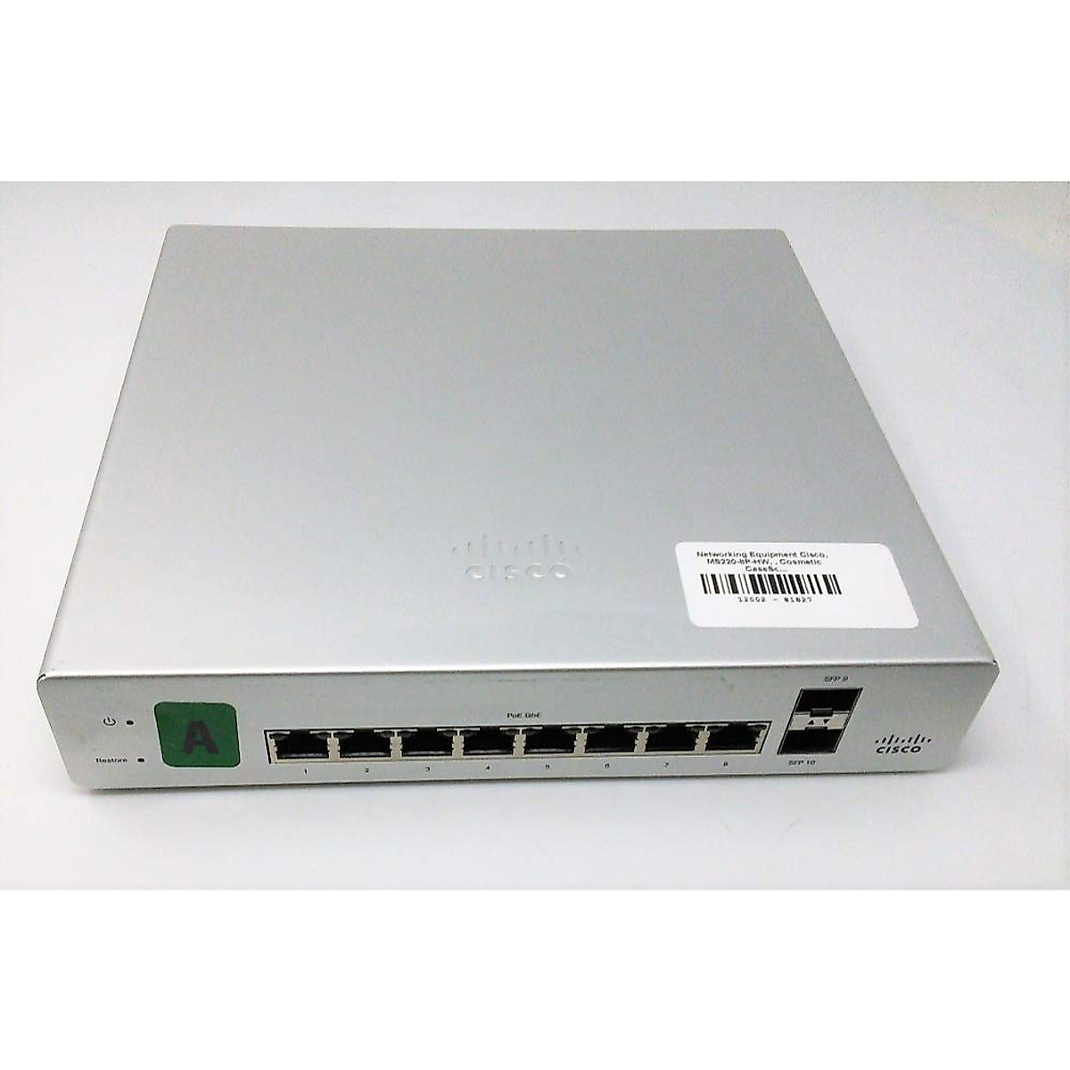 Meraki MS220-8P L2 Cloud Managed 8 Port GigE 124W PoE Switch Unclaimed MS220-8P-HW (Renewed)