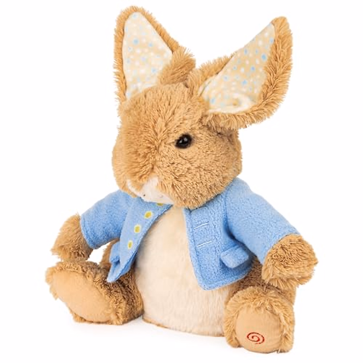 GUND Beatrix Potter Peter Rabbit Peek-a-Ears Animated Plush, Interactive Bunny Stuffed Animal, Sensory Toy for Babies and Toddlers, 11”