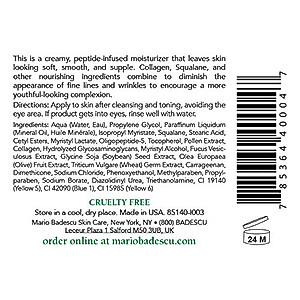 Mario Badescu Cellufirm Face Moisturizer for Women and Men, Ideal Facial Moisturizer for Combination, Dry or Sensitive Skin, Peptide and Collagen-Infused Moisturizer Face Cream, 2 Fl Oz