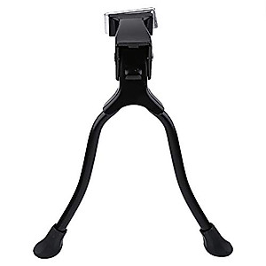 Foot Stand, Prcatical Mountain Bike Foot Stand Mount Road Double Legs Park Stand for 26 Inches Or Higher and Spare Parts