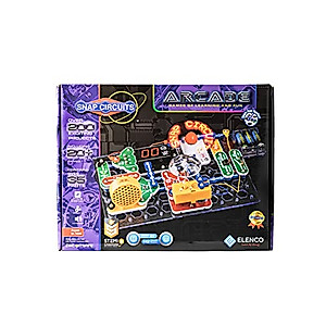 Snap Circuits “Arcade”, Electronics Exploration Kit, Stem Activities for Ages 8+, Full Color Project Manual (SCA-200)