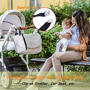 2 Pack Wipes Dispenser with 2 Portable Wipe Cases, Wipe Holder for Baby & Adult, Seposeve Refillable Wipe Container, Keeps Wipes Fresh. Easy Open/Close Wipes Pouch Case, 2 Black + Black White