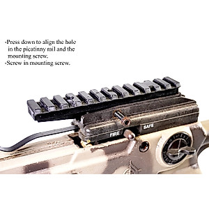 Horton Crossbow Scope Mount Picatinny Base Scope Rail Sight