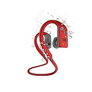 JBL Endurance DIVE - Waterproof Wireless In-Ear Sport Headphones with MP3 Player - Red