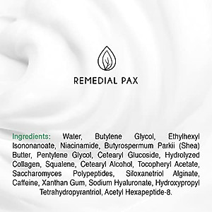 REMEDIAL Eye Cream for Dark Circles and Puffiness, Bags Under Eyes Treatment, Anti-Aging Collagen Eye Cream for Wrinkles, Day & Night Caffeine Eye Cream with Niacinamide Dimethicone, Made in USA