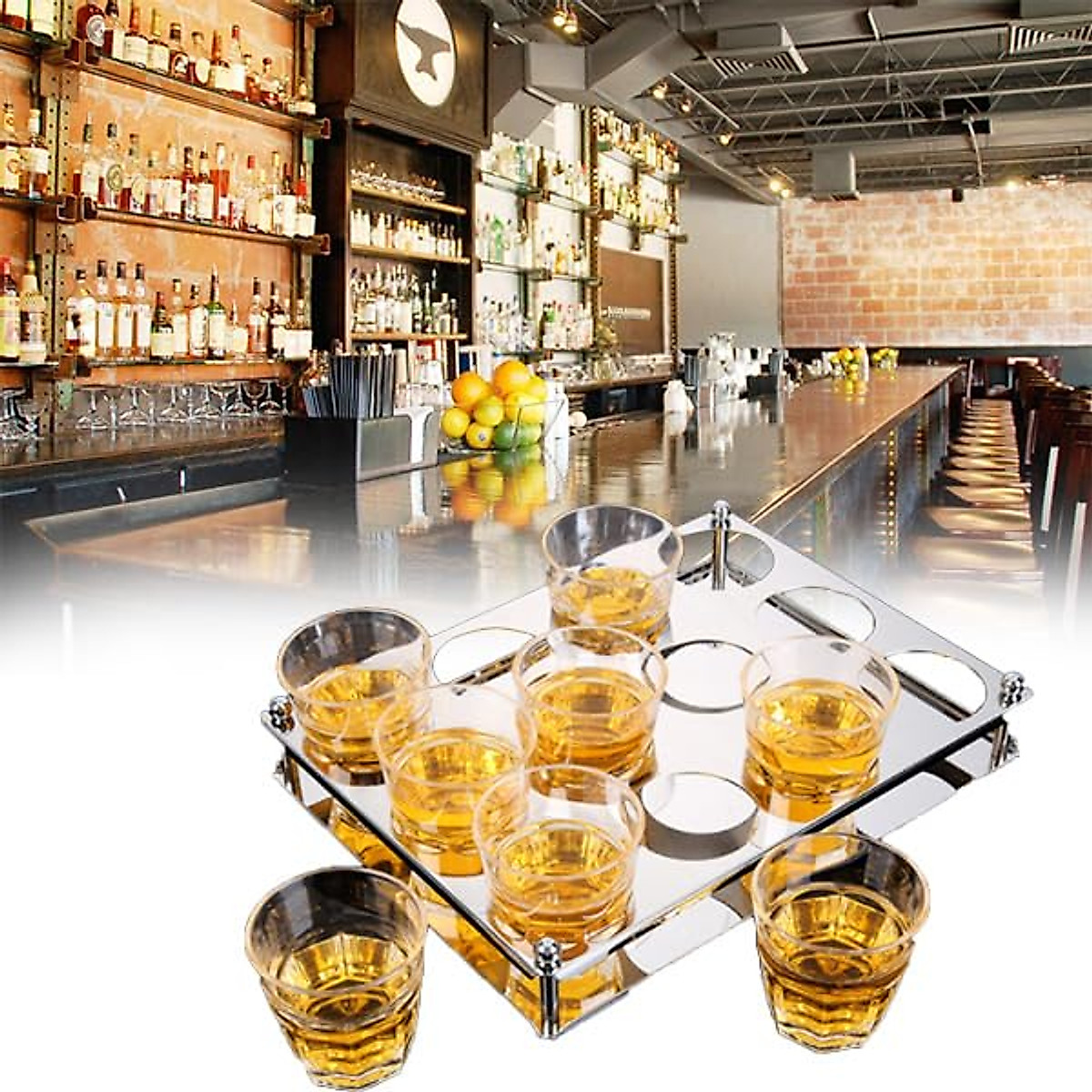 OKJHFD Wine Glass Holder with 12 Holes,Stemless Wine Cup Storage Rack for Wine Lovers Bar Display Storage Rack Without Swing (4.3x7.5x1.6 in)