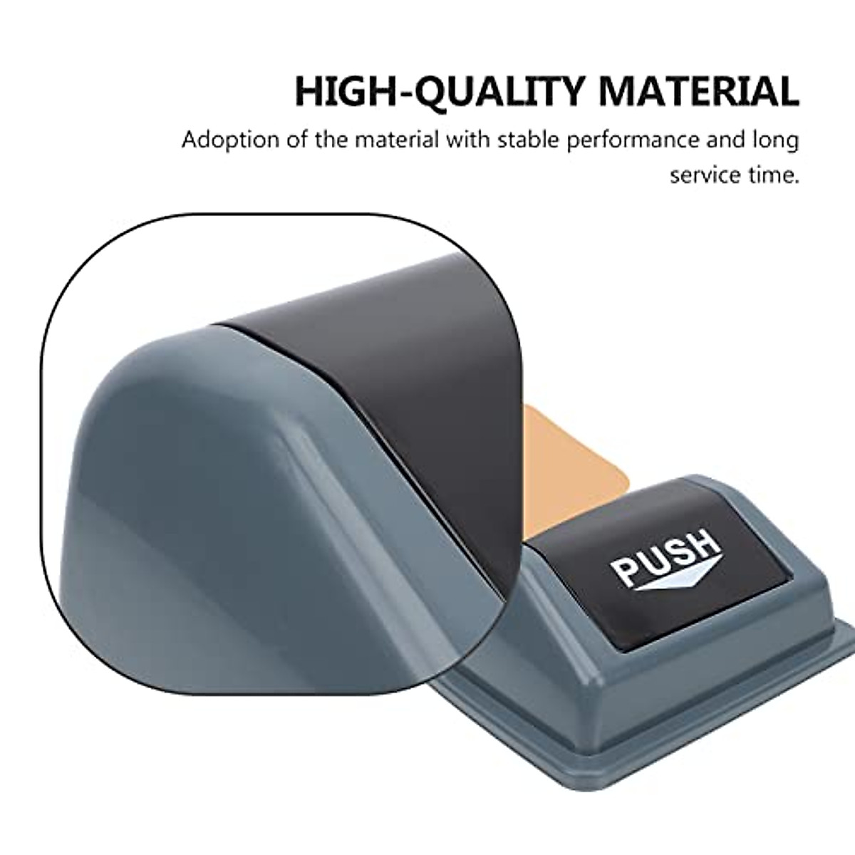 Cabilock Sink Accessories with Plastic Part Replacement Lid Rooms Bathroom Trash Accessory Supplies Large Sign Can Sanitation Dorm Push Topper Recycling Swing Lids Waste Bedroom for Carcan