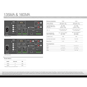 Crown 135MA Three-input, 35-Watt Mixer/Amplifier