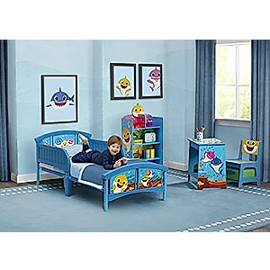 Delta Children Plastic Toddler Bed, Baby Shark