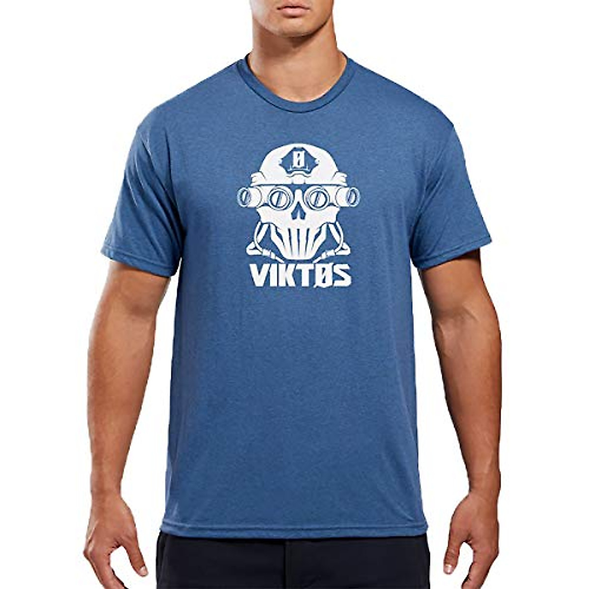 VIKTOS Men's Four Eyes Tee T-Shirt, Cadet, Size: Large