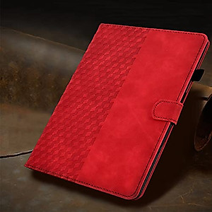Tablet PC Case Premium Leather Case Compatible with Samsung Galaxy Tab A 10.1 2019 SM-T510/T515 Tablet,Smart Magnetic Flip Fold Stand Case Protective Cover with Pen Holder and Card Slot Protective Cov