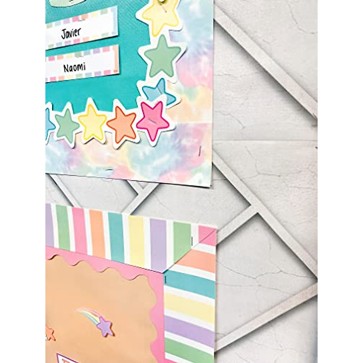Teacher Created Resources Pastel Pop Tie-Dye Straight Border Trim, 35 Feet
