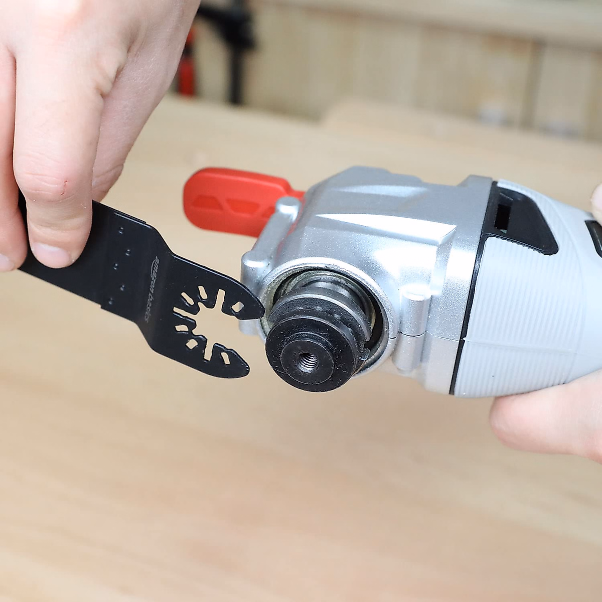 Amazon Basics Oscillating Multi-Tool Quick Release Saw Blades, 8-Pieces