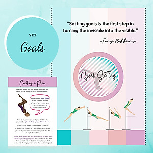 GymnasticsHQ Gymnastic Mindset & Meet Journal: Gymnastics Scorebook for Girls - Ultimate Book to Set Goals & Track Up to Meets, Improve Gymnastic Performance