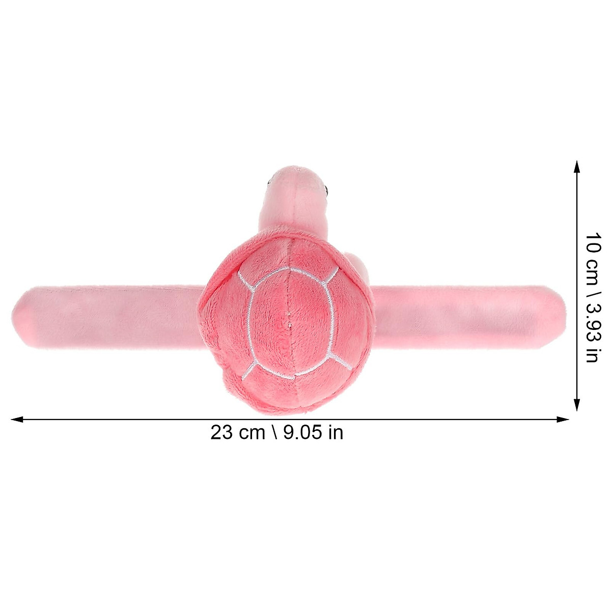Abaodam Turtle Slap Bracelet Plush Animal Slap Band Toy Hugger Slap Bracelet Cute Wristband for Kids Birthday Party Favors Pink, 10X7.5CM, WJ60386LPW37K722T