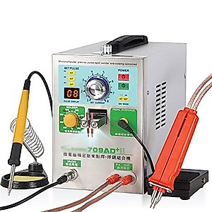 ZWJABYY 709AD+ Battery Spot Welder,Pulse Spot Welder,for Welding Lithium-Ion Battery Pack,Equipped with Cooling System and Intelligent Welding Function,110V-220V