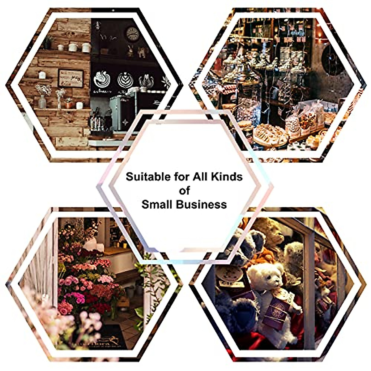 FAMALL 540 Pieces Thank You Stickers and Cards Set, 1.5 inch Thank You for Supporting My Small Business Adhesive Labels, Resealable Packaging Bag, Suitable for Envelopes, Gift Bags Packaging (Pink)