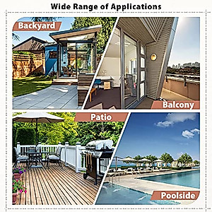 FDW Wicker Patio Furniture 3 Piece Patio Set Chairs Bistro Set Outdoor Rattan Conversation Set for Backyard Porch Poolside Lawn