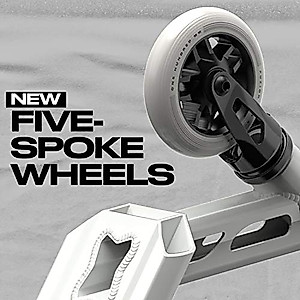 Fuzion X-5 Pro Scooter - Trick Scooter for Kids 8 Years and Up - Pro Scooters for Teens - Best Stunt Scooter for BMX Scooter Tricks (Cream)