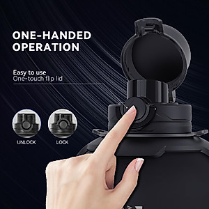 SGUAI Smart Water Bottle, 44oz Smart Sports Gallon Water Bottle, Tracks Water Intake with Bluetooth, LED Glow Reminder, BPA Free Tritan Bottle for Fitness Gym Outdoor, Straw Lid, 1.3L