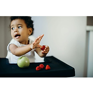 Silicone Full Cover Placemat for IKEA Antilop High Chair, BPA Free, Dishwasher Safe, ezpz Baby Led Weaning Plate, Baby Finger Food