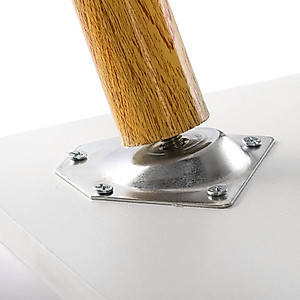 yarlung Small Side Table Wooden White End Table, Modern Bedside Table Square Accent Table Nightstand for Small Space, Living Room, Bedroom, Office, Easy Assembly, 15.75 x 15.75 x 16.5 Inches