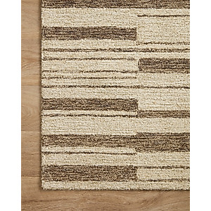 Loloi Chris Loves Julia x Polly Beige/Tobacco 2'-0" x 5'-0" Accent Rug