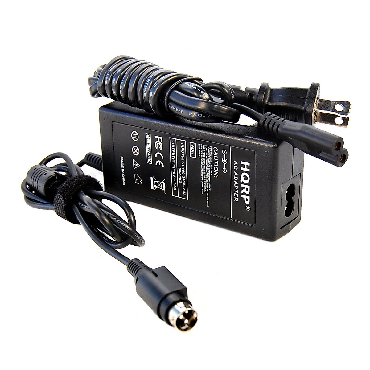 HQRP AC Adapter Works with Harman Kardon SoundSticks I, II, III, 1, 2, 3 Multimedia Speaker System Sound Sticks Power Supply Cord 16V 1.5A NU40-2160150-I3 AP3211-UV 700-0036-001 + Euro Plug Adapter