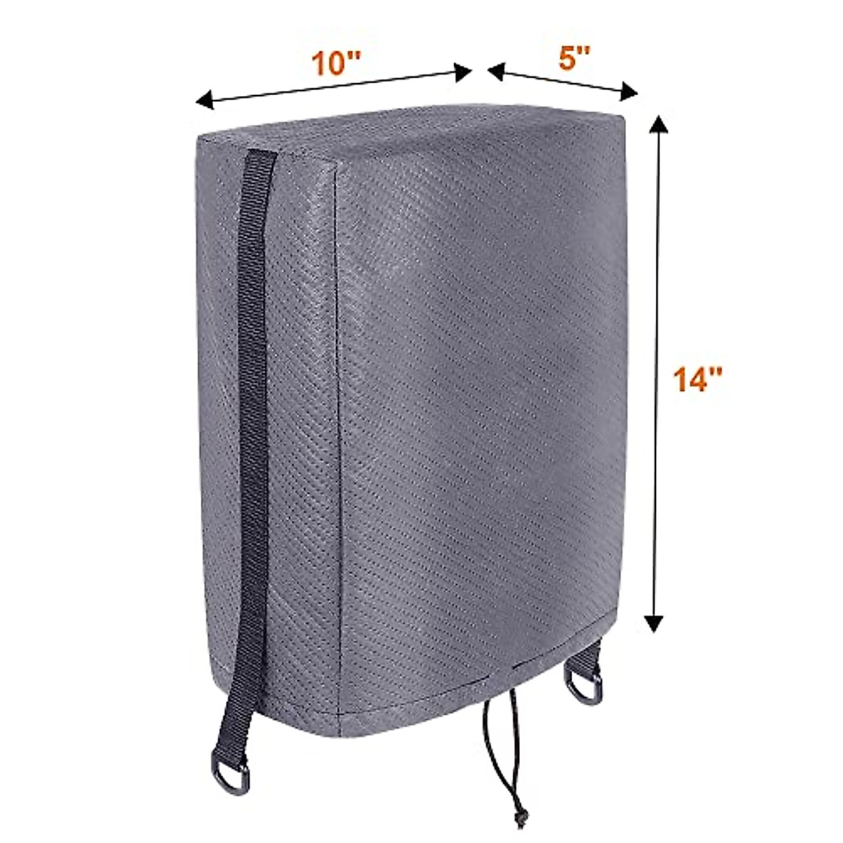 Sun and Waterproof Protective Electric Tongue Jack Cover, Universal Trailer RV Jack Protective Cover Universal Large Size 14″H x 5″W x 10″D