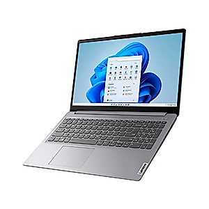 Lenovo IdeaPad 1 15.6" Home & Business Laptop (AMD Athlon 3050U, 8GB RAM, 256GB SSD) Anti-Glare, Webcam, Wi-Fi 6, HDMI, Type-C, 10-Hour Long Battery, IST Computers Cable, Win 11 Home – 2023 Model