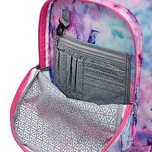 Travelers Club Rolling Backpack, Tie Dye, 18 Inch