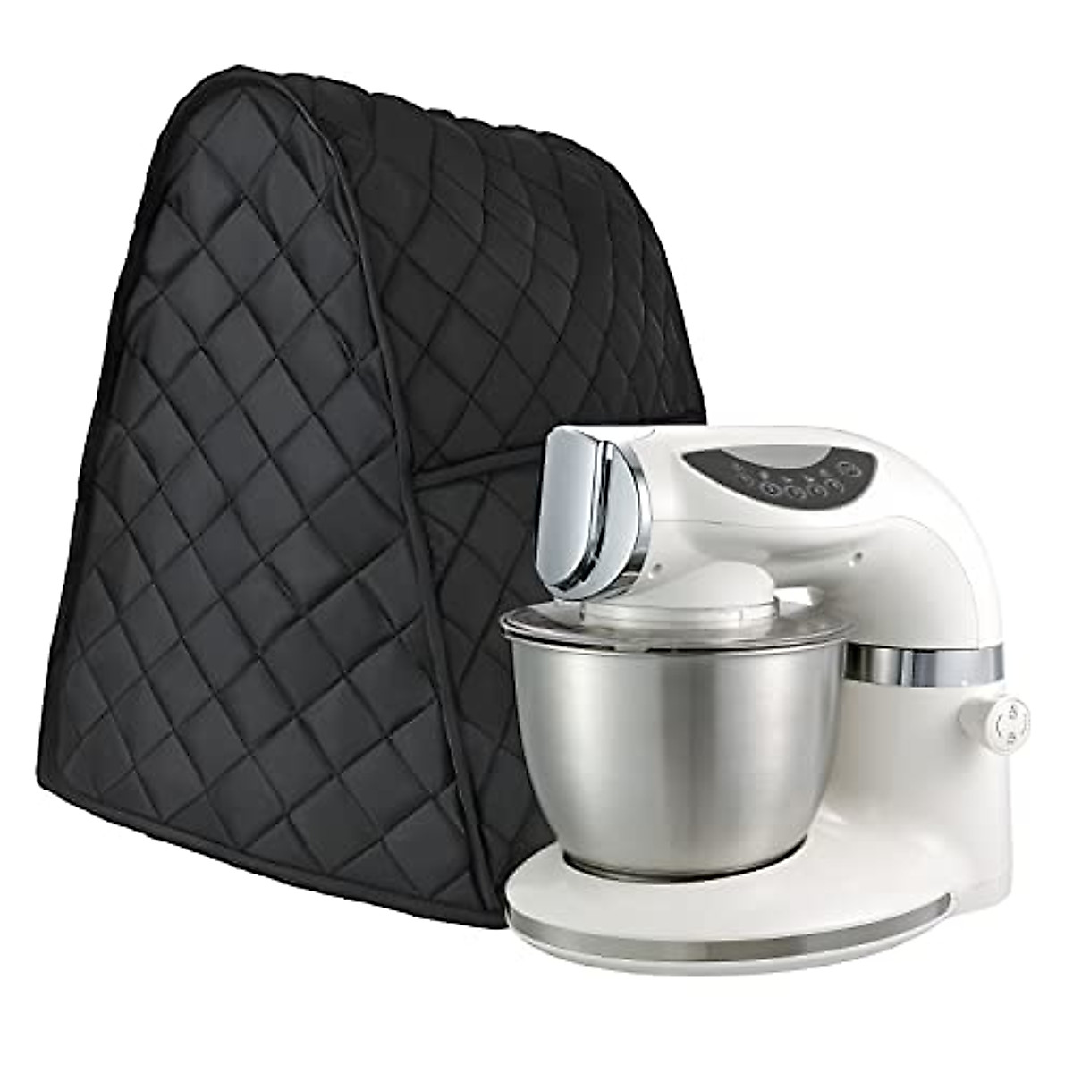 NKTM Stand Mixer Cover, Stand Mixer Cover Kitchen Aid Mixer Cover Assecories Mixer Cover Mixers Cover Stand Mixer Stand Mixer Cover with Organizer Bag Black