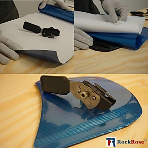 Double-Headed Twin Blades Vinyl Backpaper Slitter: Carbon Fiber Vinyl Film Cutter & Window Sticker Cutting Tool Knife with Variable Width