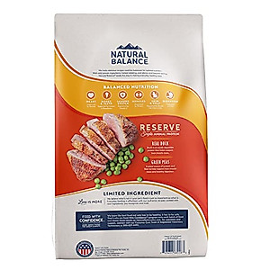 Natural Balance Limited Ingredient Adult Grain-Free Dry Cat Food, Reserve Duck & Green Pea Recipe, 10 Pound (Pack of 1)