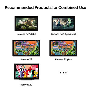 HUION Mini Keydial KD100 Express Keys Remote Keyboard for Pen Display and Drawing Tablet, One-Handed Shortcut Keys Keypad with 18 Customizable Keys & Dial for Animation, Illustration, Video, Design