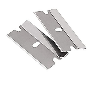 Veltec Standard #9 Single Edge Industrial Razor Blades, Box of 100, Cuts Boxes and Cords, Removes Paint, Labels and Decals (VB009)