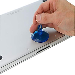 Silver Bottom Screws, Pentalobe Screwdriver and Suction Cup for MacBook Retina 15” A1707 and A1990, 2016-19 (Gray)