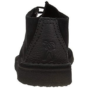 Clarks Men's Desert Trek Moccasin, Black Suede, 10 Medium US